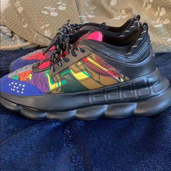 Versace | Shoes | Versace Chain Reactions Multicolor | Poshmark